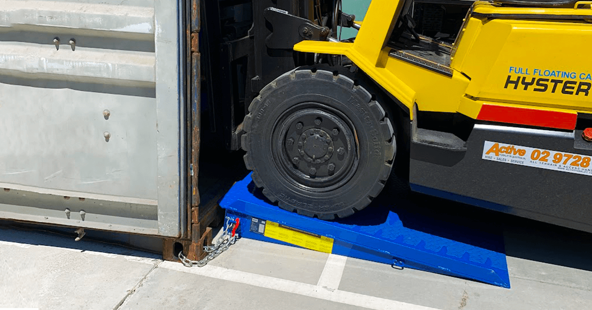 Forklift Container Ramps — Your Questions Answered – Ramp Champ