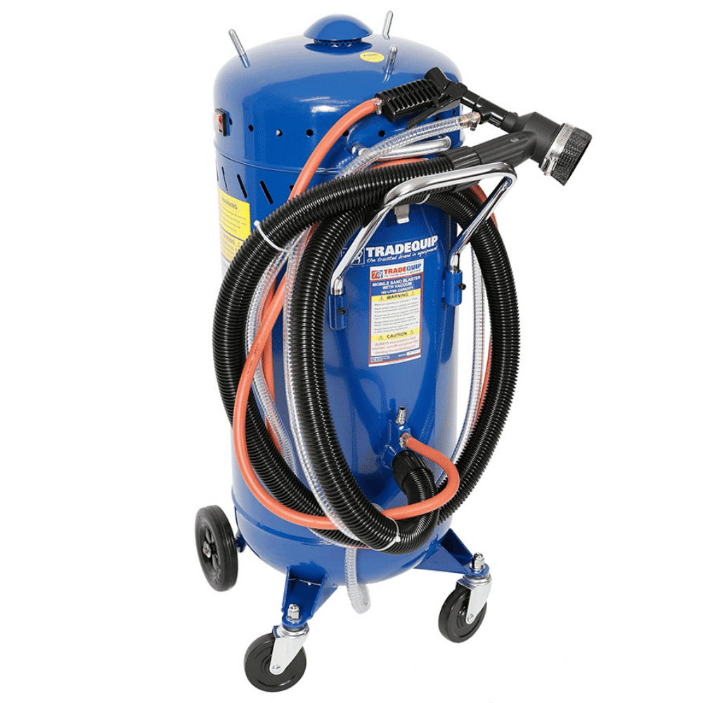 TradeQuip Mobile Abrasive Blasting Kit with Vacuum – Ramp Champ