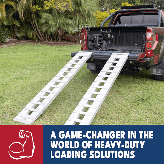 Gen-Y Hitch 4.5T 2.4m x 380mm Heavy Duty Aluminium Loading Ramps – Ramp ...