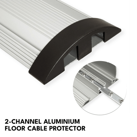 Heeve 2-Channel Aluminium Floor Cable Protector – Ramp Champ