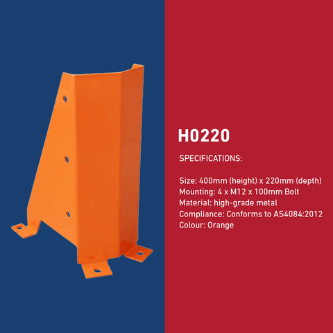 Heeve Pallet Racking Column Corner Guards - 400mm – Ramp Champ