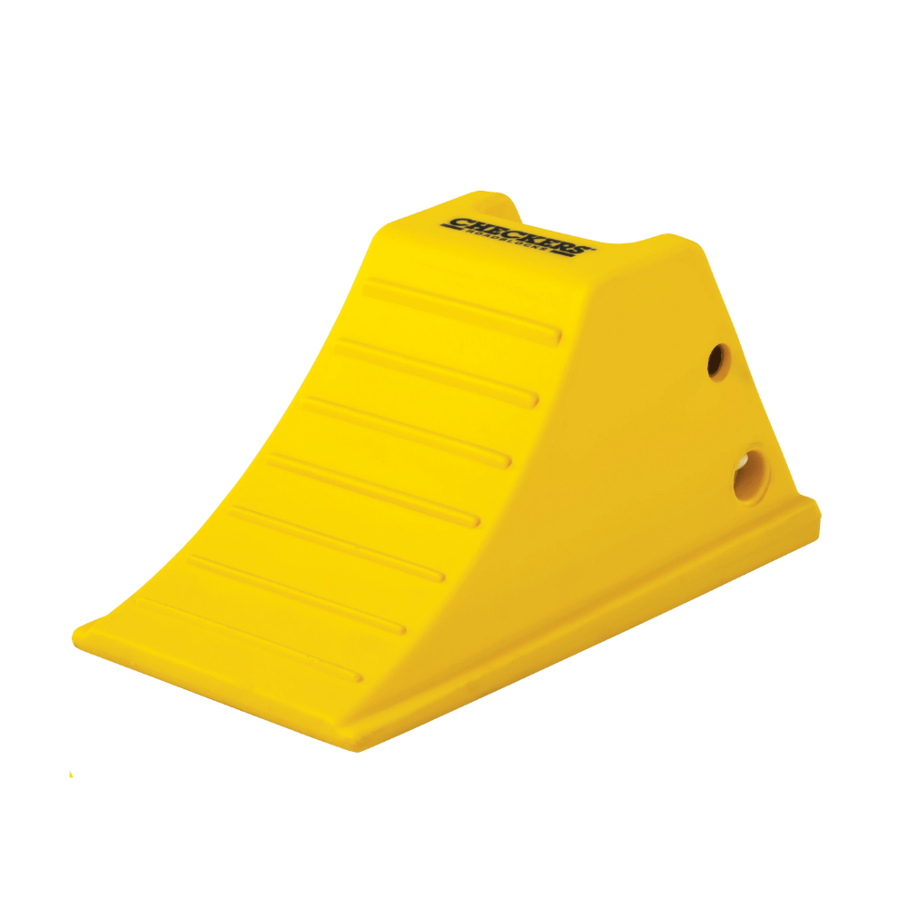 Checkers Fire Service & All-Terrain Rubber Pad Wheel Chock — Ramp Champ