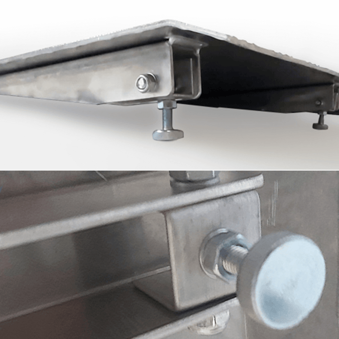 Heeve Aluminium Adjustable Self-Supporting Threshold Ramp – Ramp Champ