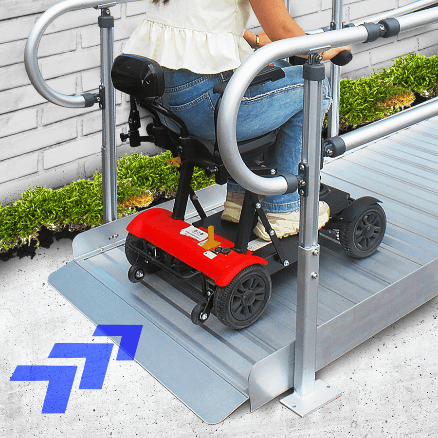 Heeve® Wheelchair Access Ramp with Handrails - 450kg Capacity – Ramp Champ