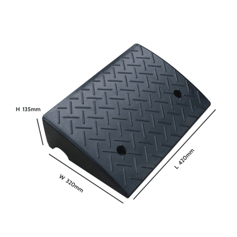 Heeve Heavy-Duty Solid Rubber Ramp for Straight Kerb – Ramp Champ