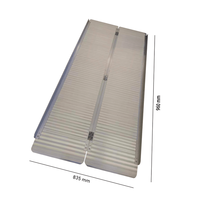 Heeve Heavy Duty Single Fold Extra Wide Aluminium Wheelchair Ramp ...