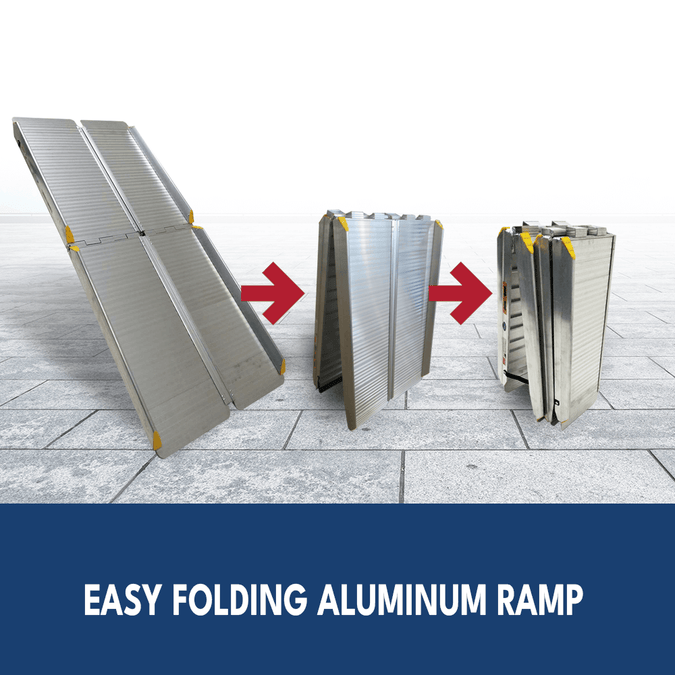 Heeve Deluxe Multi-Fold Aluminium Wheelchair Ramp – Ramp Champ