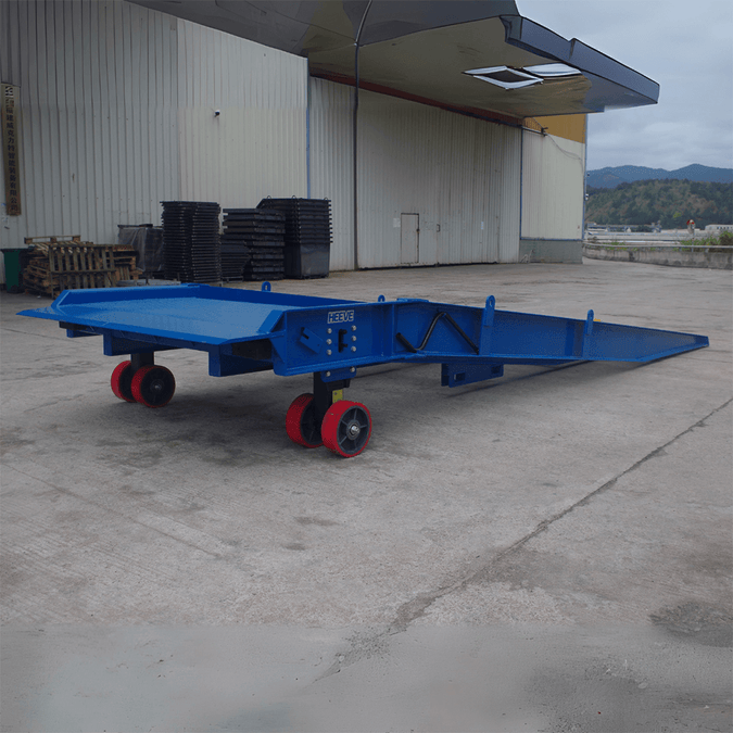 Heeve Forklift Low Dock Ramp/Yard Ramp with Grated Surface - Manual ...