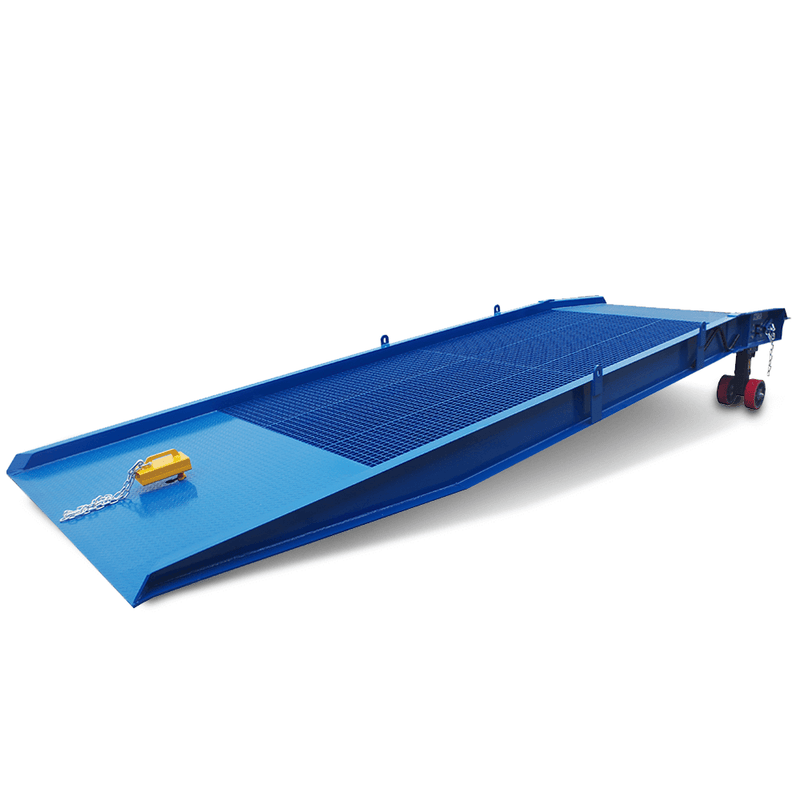 Heeve® Forklift Low Dock Ramp/Yard Ramp with Grated Surface - Manual ...