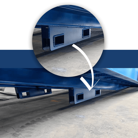 Heeve Forklift Low Dock Ramp/Yard Ramp with Grated Surface - Manual ...