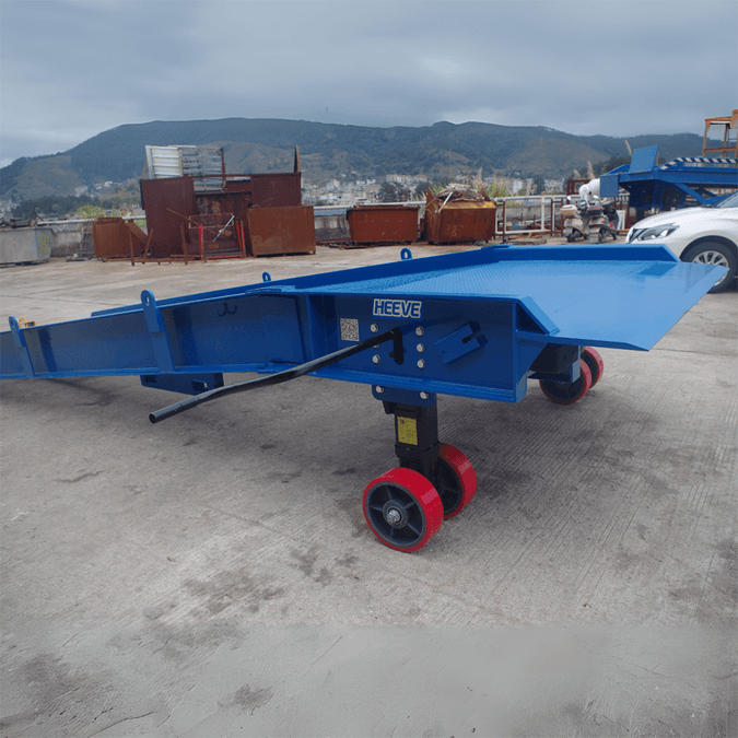 Heeve Forklift Low Dock Ramp/Yard Ramp with Grated Surface - Manual ...