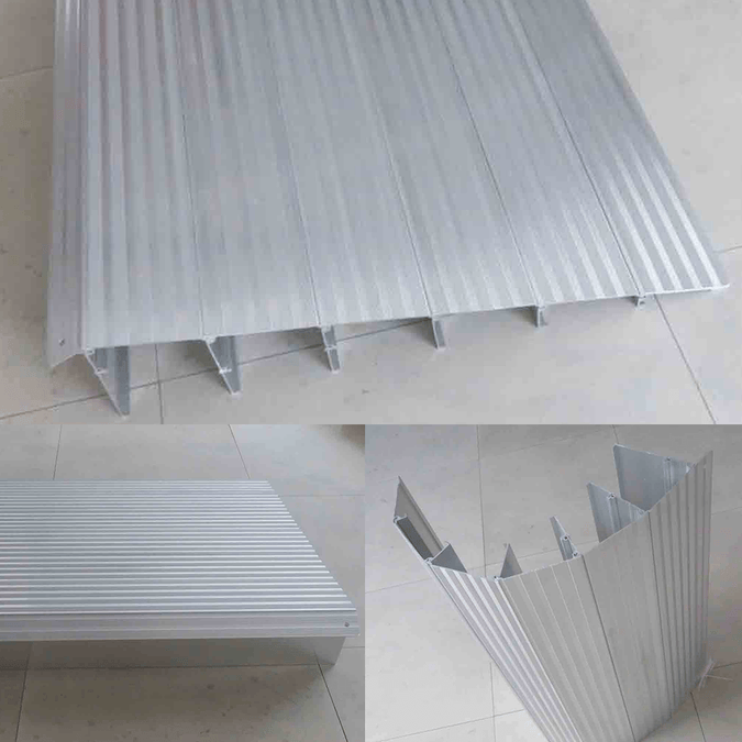 Heeve Modular Aluminium Threshold Ramp with Channel – Ramp Champ