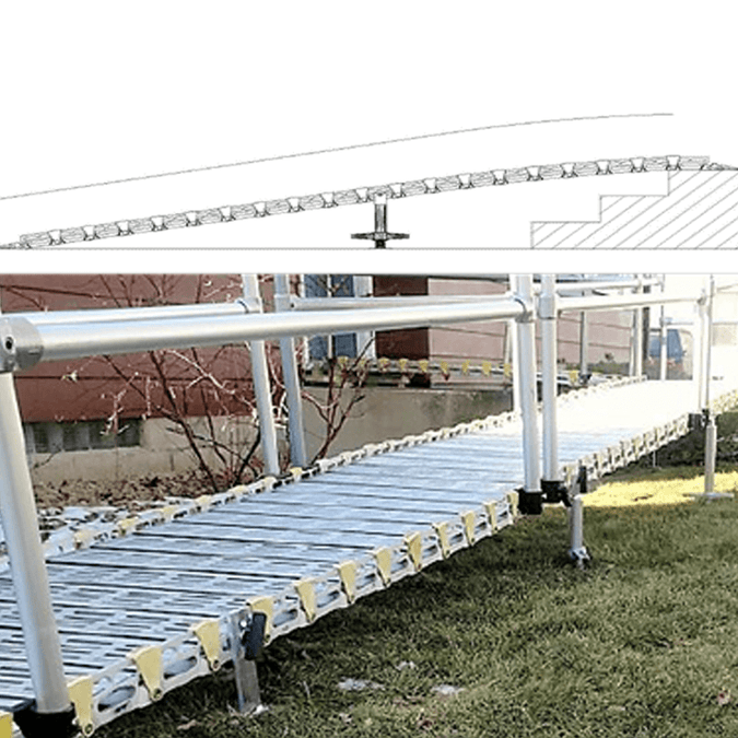 Roll-A-Ramp Short Support Stand - Pair – Ramp Champ