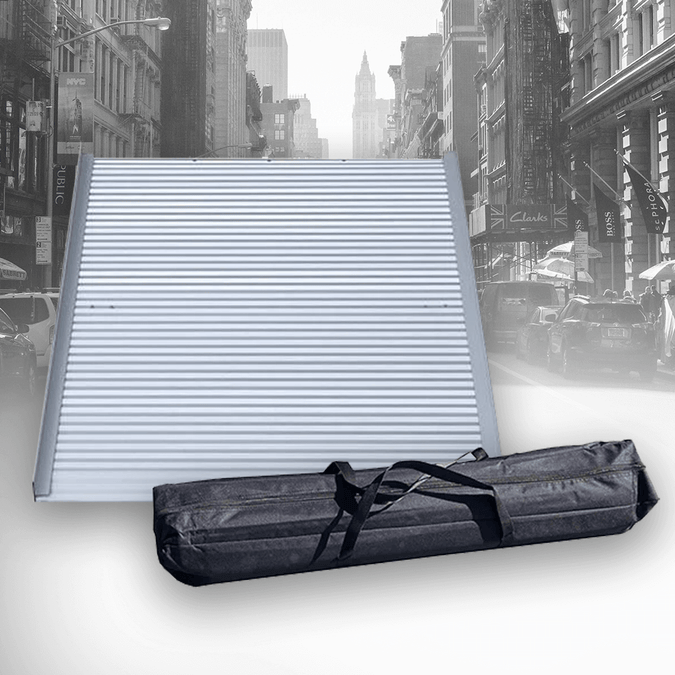 Aidapt 1220mm Wheelchair Telescopic Ramps - Aluminium 272kg Capacity ...