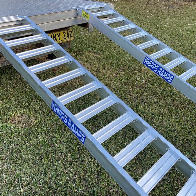 Whipps 1.5 Tonne 2.5m x 400mm Aluminium Machinery Loading Ramps – Ramp ...