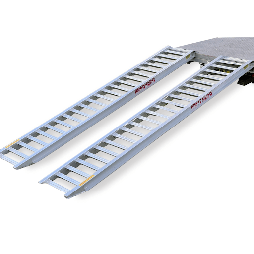 Whipps 6 Tonne 2.5m x 580mm Aluminium Machinery Loading Ramps – Ramp Champ
