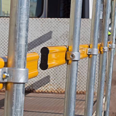Barrier Group Load Safe Truck Barrier Aluminium Panel – Hi-Vis Yellow ...