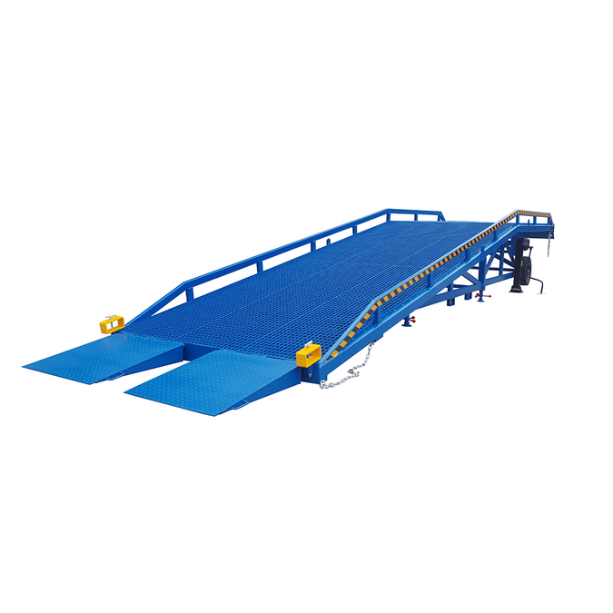 Heeve® Forklift Dock Ramp/Yard Ramp with Grated Surface - Manual Model ...