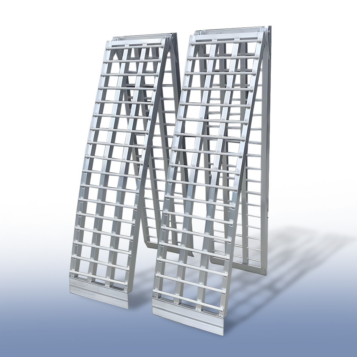 Heeve® 3m x 1-Tonne Aluminium Curved Folding Loading Ramps Pair – Ramp ...