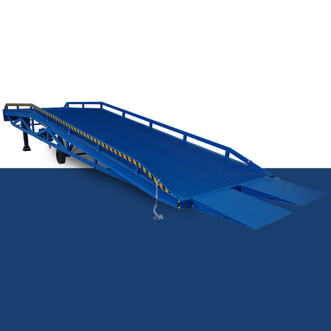 Heeve Forklift Dock Ramp/Yard Ramp with Grated Surface - Hydraulic ...