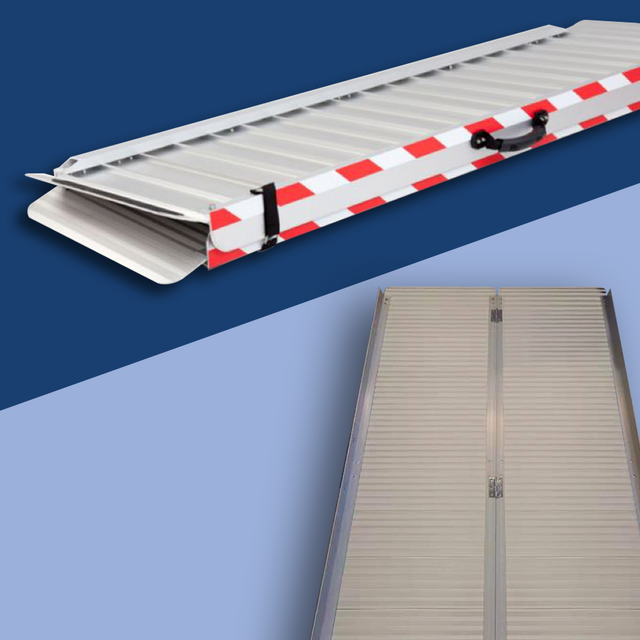 Heeve Heavy Duty Single Fold Extra Wide Aluminium Wheelchair Ramp ...