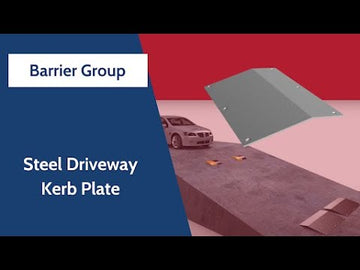 Barrier Group Steel Driveway Kerb Plate 415mm x 800mm - Galvanised ...