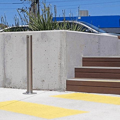 Barrier Group Architectural Designer Bollard - Stainless Steel – Ramp Champ