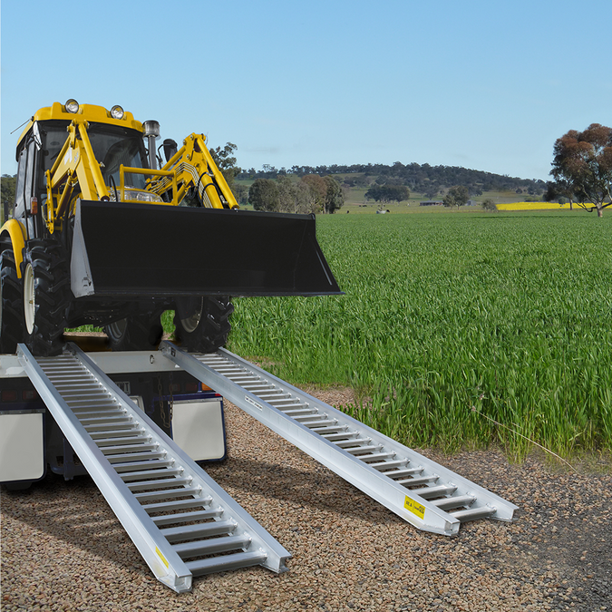 Sureweld 4T 4m x 510mm Aluminium Machinery Loading Ramps, Pair – Ramp Champ