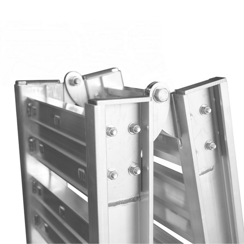 Heavy Duty 1.6-Tonne 2.4m x 370mm Folding Aluminium Loading Ramps ...