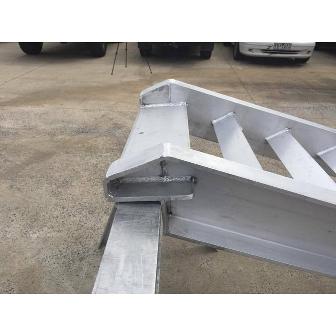 AusRamp Construction Loading Ramps 4.5 Tonne 3.5m x 525mm Aluminium ...