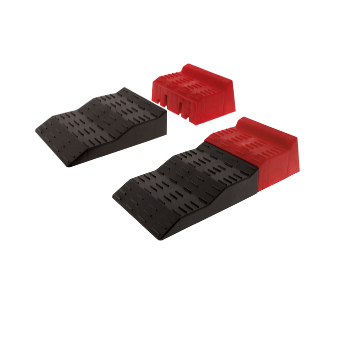 MC Heavy-Duty Tandem Wheel 3-Step Caravan Levelling Ramps – Ramp Champ