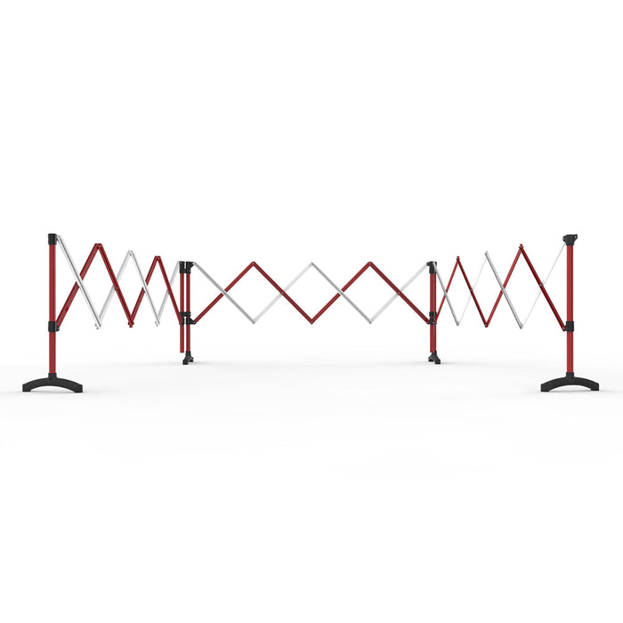 Barrier Group Port-a-Guard Utility Expandable Barrier - 3 x 2.5m - Bla ...