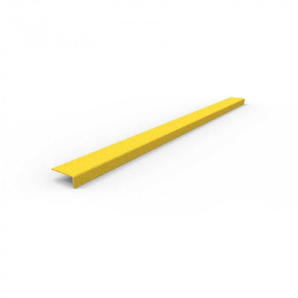 Barrier Group FRP Stair Nosing - Anti-Slip, Yellow — Ramp Champ