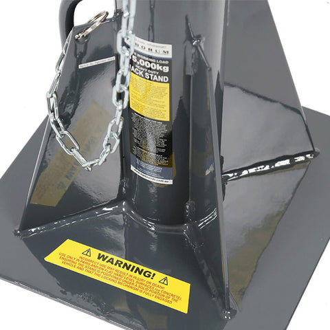 Borum Industrial Pin-Style Short Jack Stand, 15 Tonne Capacity – Ramp Champ