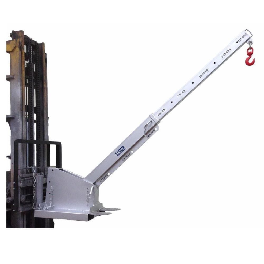 DHE 4.75-Tonne Incline Jib Lifting Crane Forklift Attachment – Ramp Champ