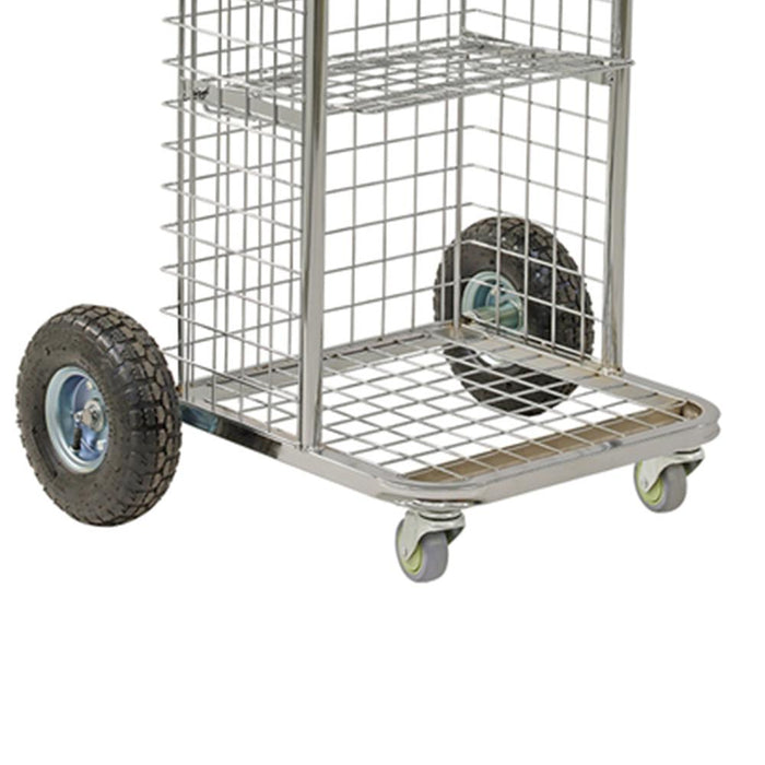 Durolla Three-Tier Folding Steel Basket Court Trolley — Ramp Champ