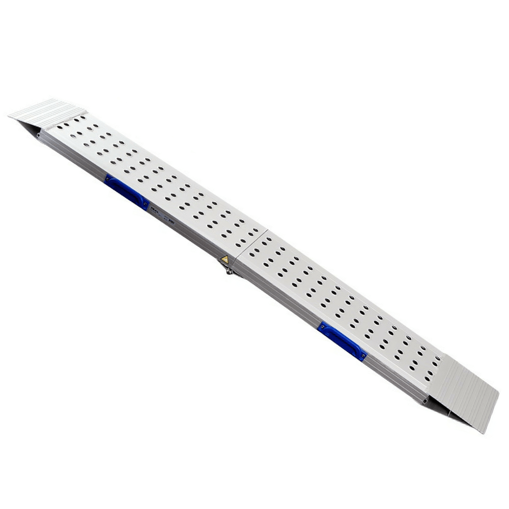 FEAL 2m x 400kg Heavy-Duty Folding Aluminium Loading Ramp, Single ...