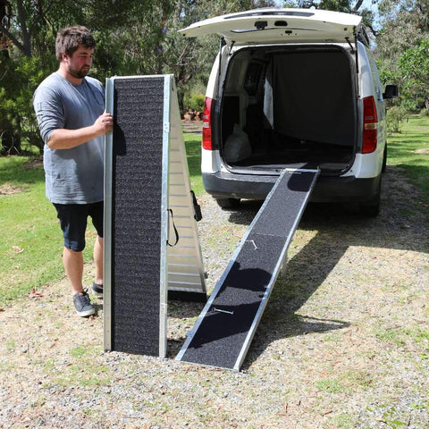 Heeve Aluminium Multi-Fold Super-Grip Wheelchair Ramp – Ramp Champ