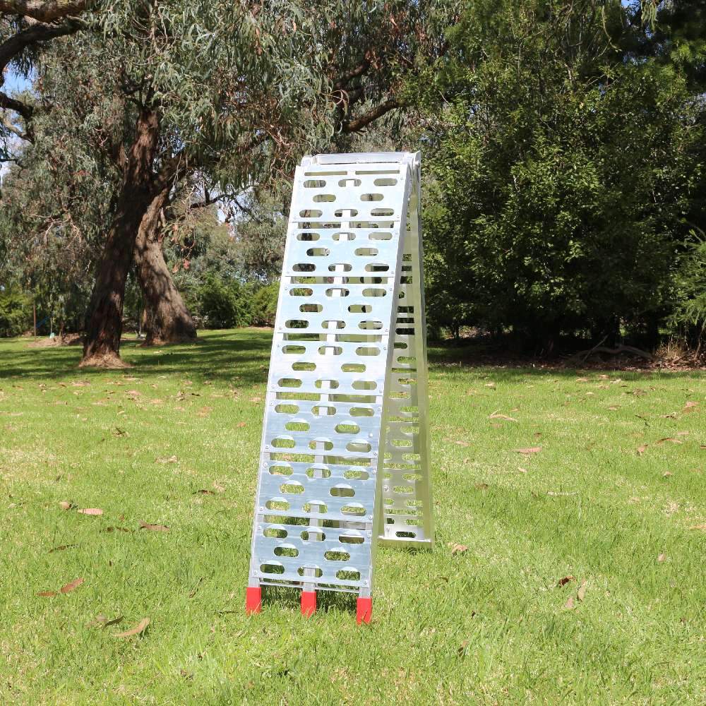 Heeve 2.3m x 340kg Aluminium Curved Folding Loading Ramp – Ramp Champ