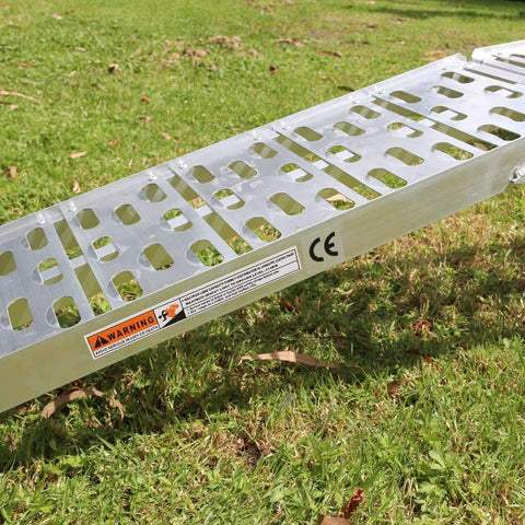 Heeve 2.3m x 340kg Aluminium Curved Folding Loading Ramp – Ramp Champ