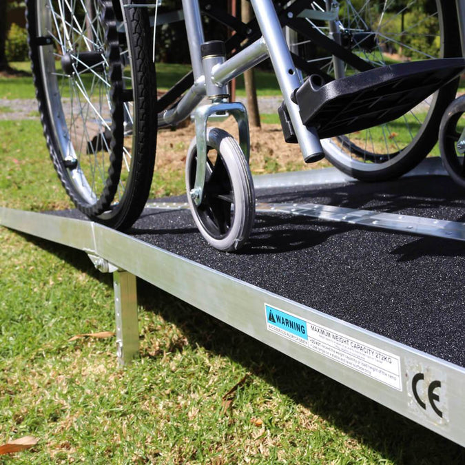 Heeve Aluminium Multi-Fold Super-Grip Wheelchair Ramp – Ramp Champ