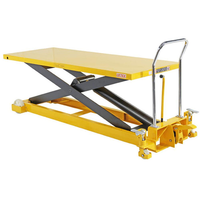 Liftex Extra-Large Scissor Lift Trolley, Up to 1000kg Capacity – Ramp Champ
