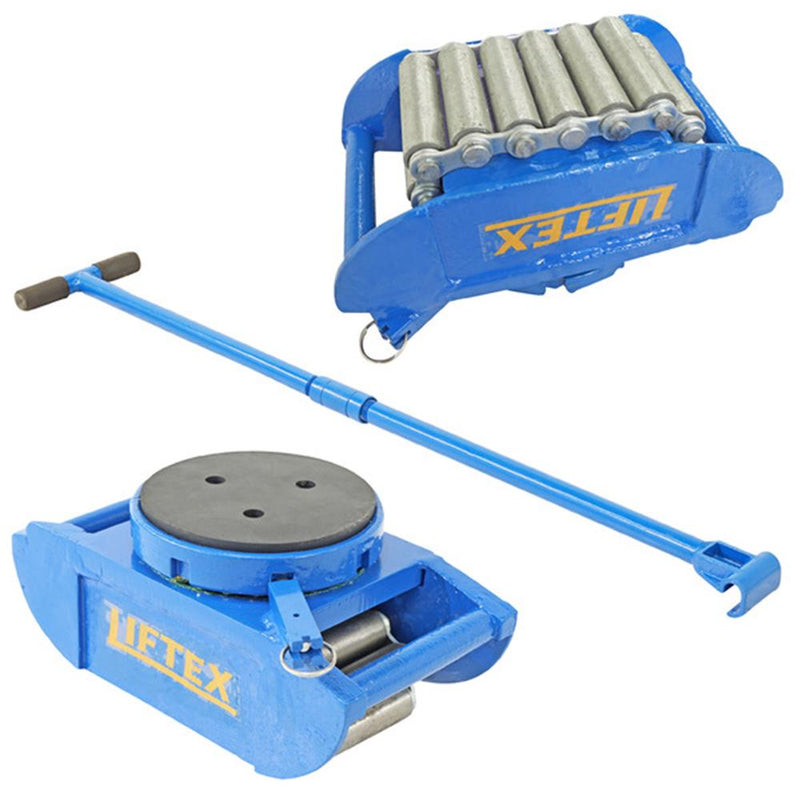 Liftex Heavy-Duty Roller Load Skates, 10-Tonne Capacity – Ramp Champ