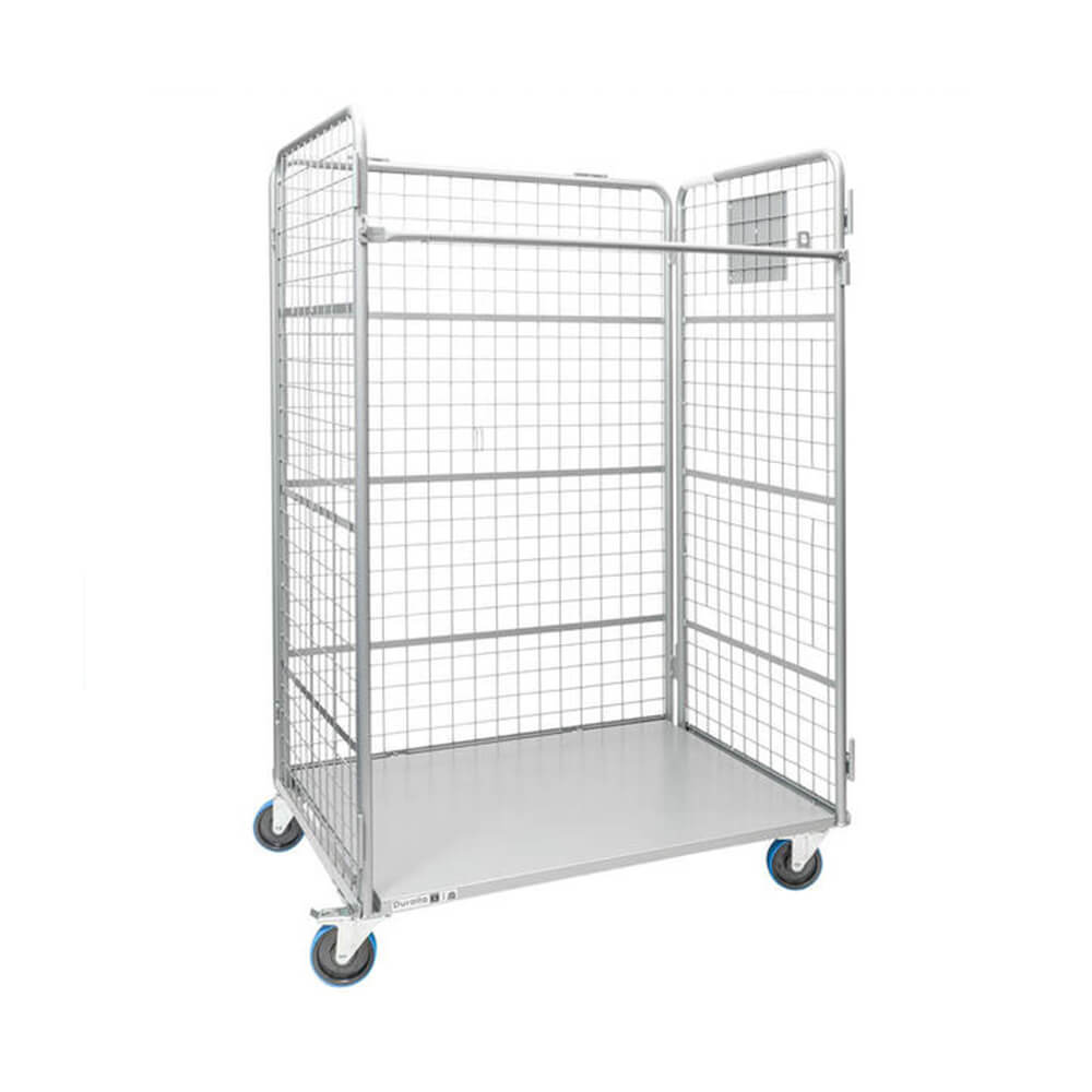 Durolla Heavy Duty Three-Sided Mesh Cage Trolley (Without Shelves ...