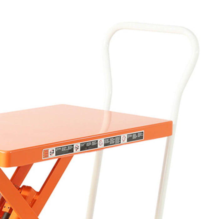 Liftex Spring Scissor Lift Trolley with Centre Wheel Kit — Ramp Champ