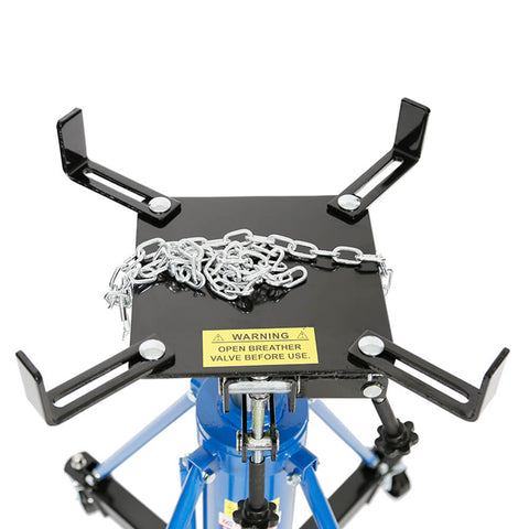TradeQuip Professional Transmission Lifter Hydraulic, 1000kg 4-Way Til ...