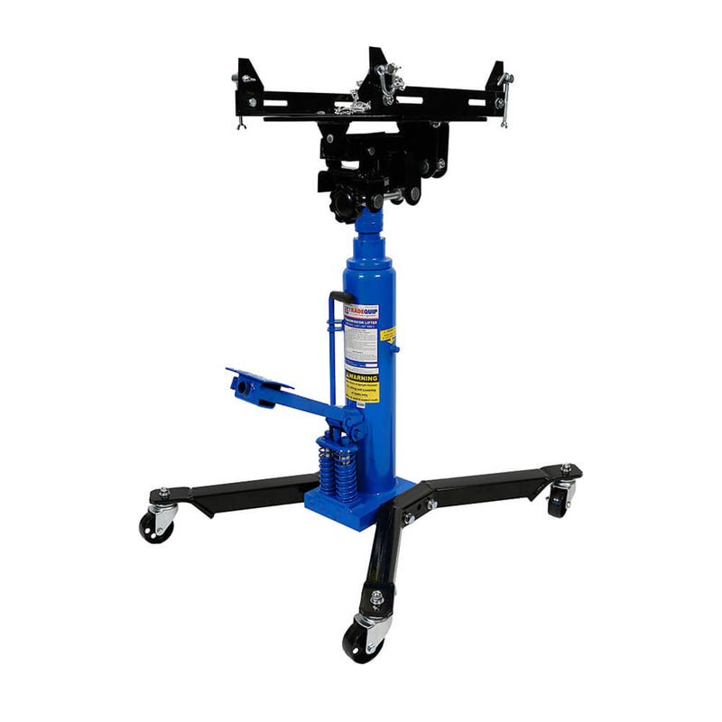 TradeQuip Professional Transmission Lifter Hydraulic, 500kg 4-way tilt ...