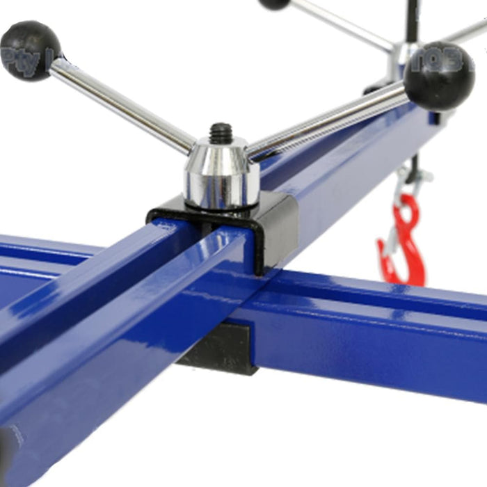 TradeQuip Professional 500kg Engine Support Bar & Crossbar - Dual Hook ...