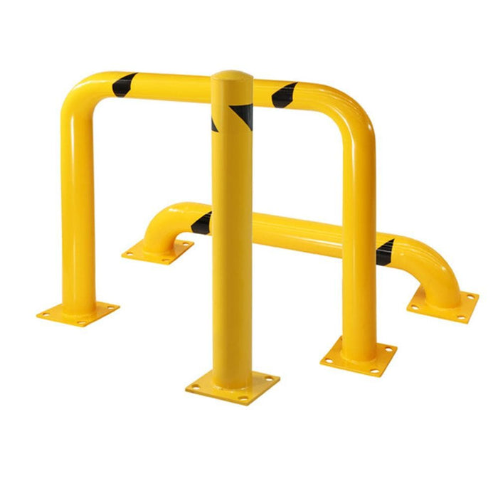 Troden Fixed Yellow U-bar Bollard - Low — Ramp Champ