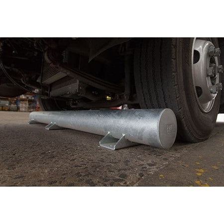 Barrier Group Heavy Duty Steel Truck Wheel Stop – Ramp Champ